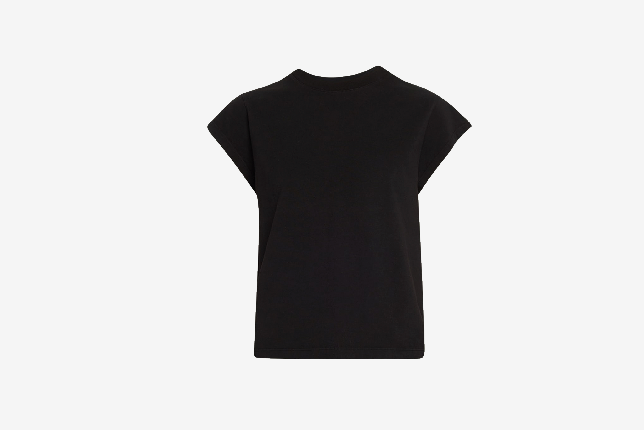 AGOLDE "Bryce Cap Sleeve Tee" W - Black – Manor.