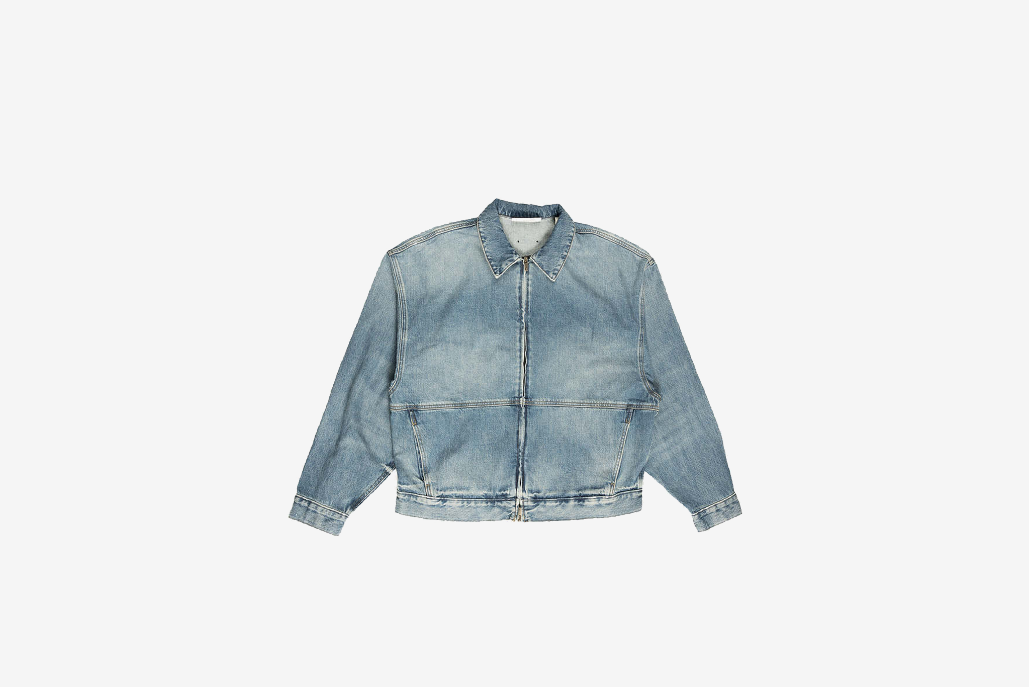 Fear of God Essentials "Denim Trucker Jacket" M - Classic Blue – Manor.