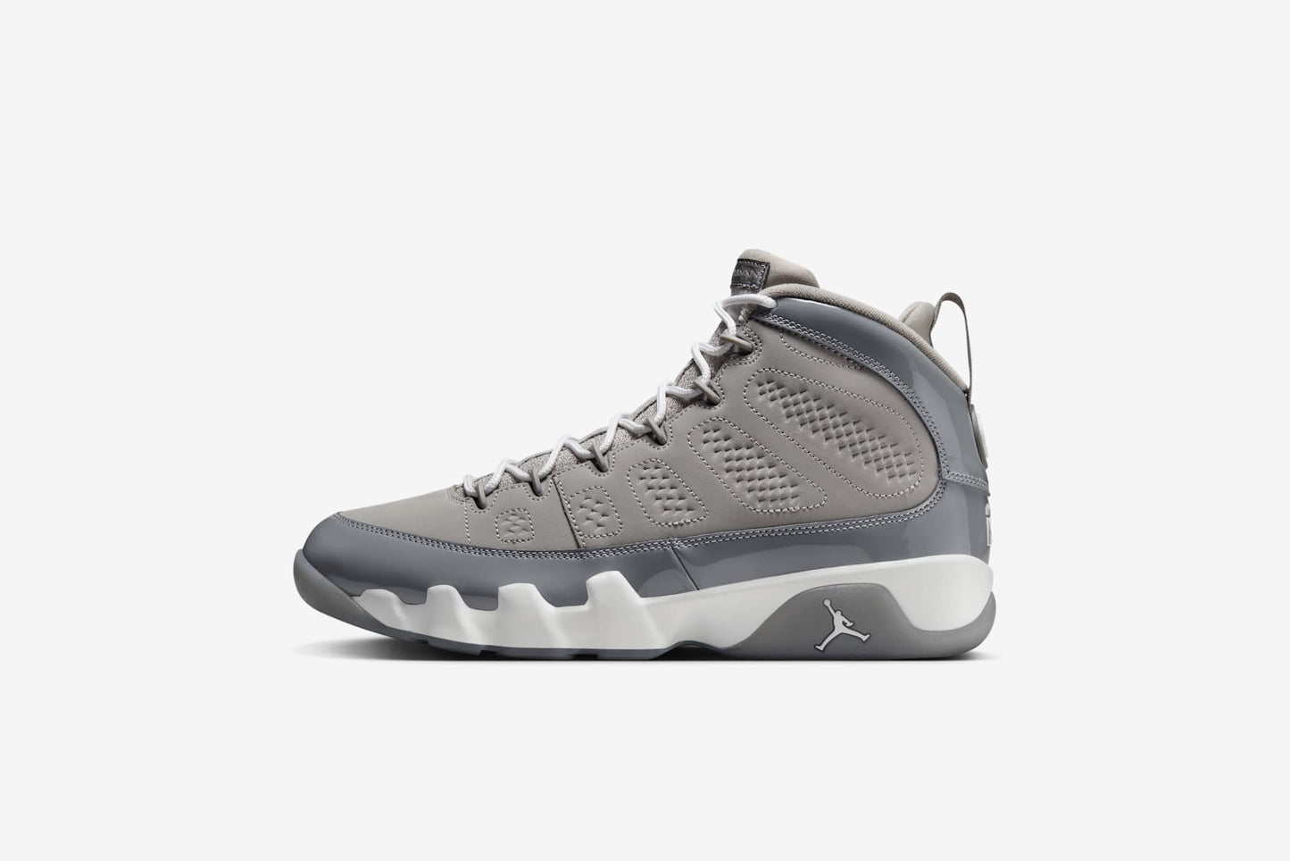 Air Jordan "9 Retro" M - Medium Grey / Cool Grey / White – Manor.